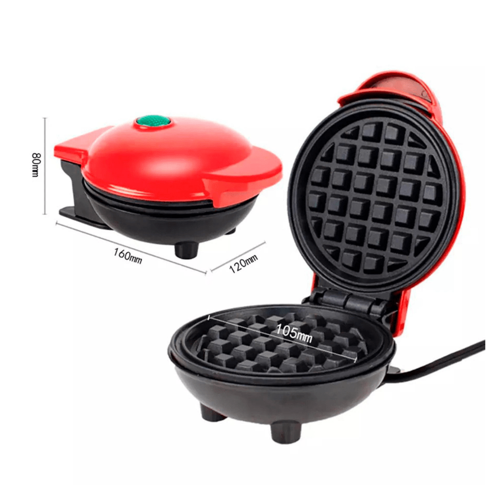 Mini Wafflera Eléctrica Antiadherente - Promart