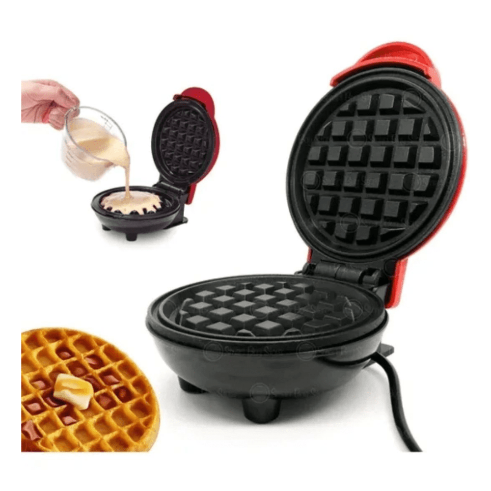 Mini Wafflera Eléctrica Antiadherente - Promart