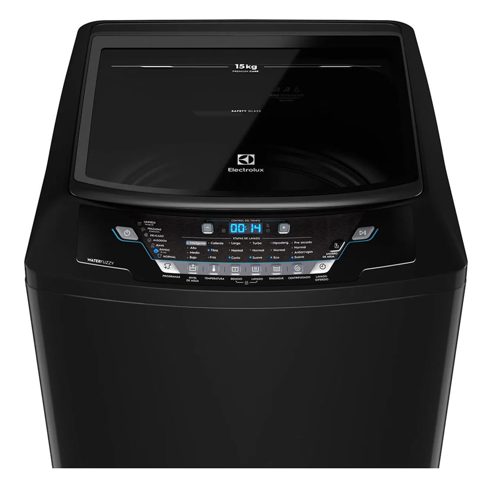 Lavadora Digital Electrolux De 15kg Ewix15f2esb Negro - Promart