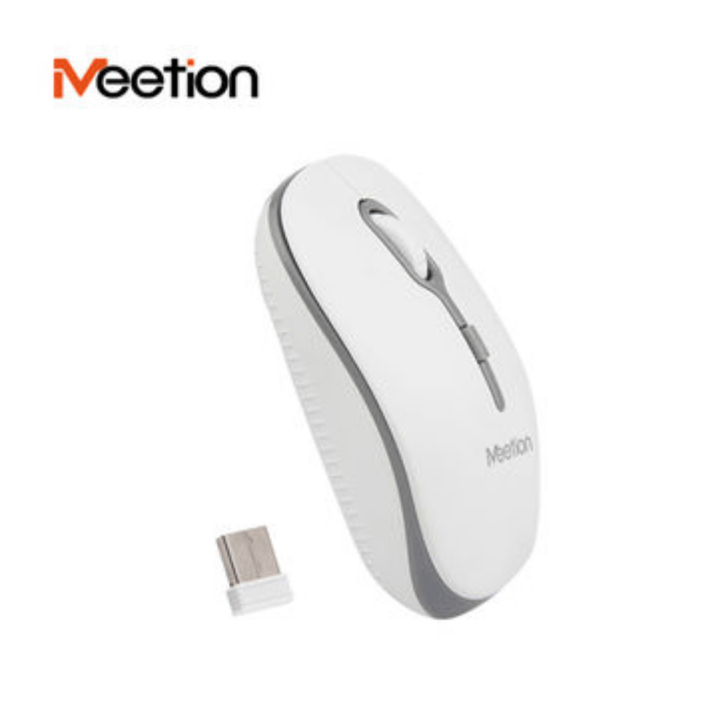 Mouse Meetion Inalámbrico Wireless Mt-r547 2.4ghz Blanco - Promart