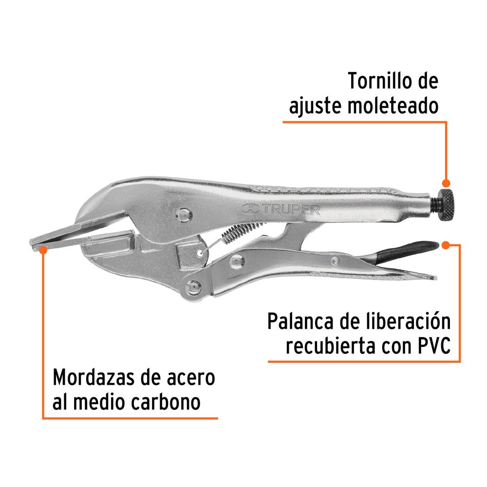 Alicate de presion para planchador 8" Truper 17425 | Promart.pe - Promart