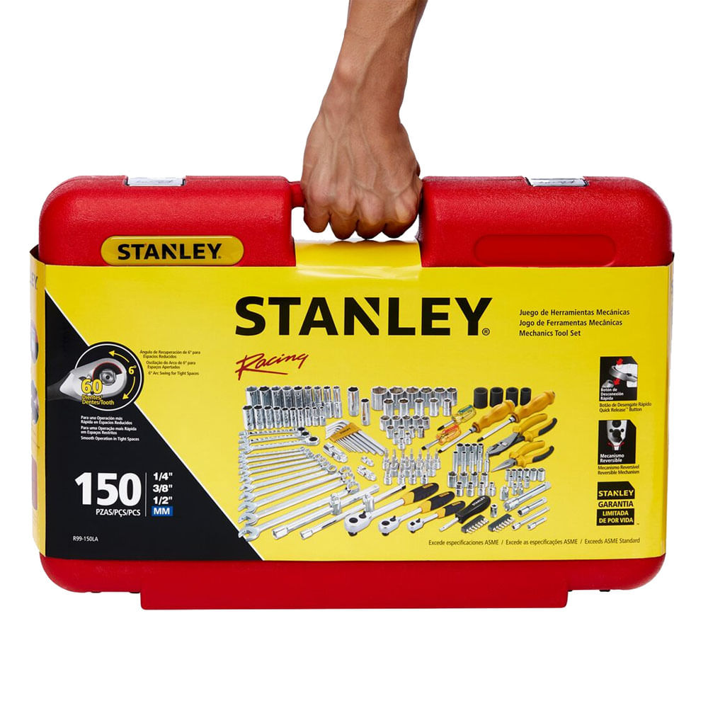 Juego De Herramientas Racing - 150 Piezas Stanley R99-150LA - Promart