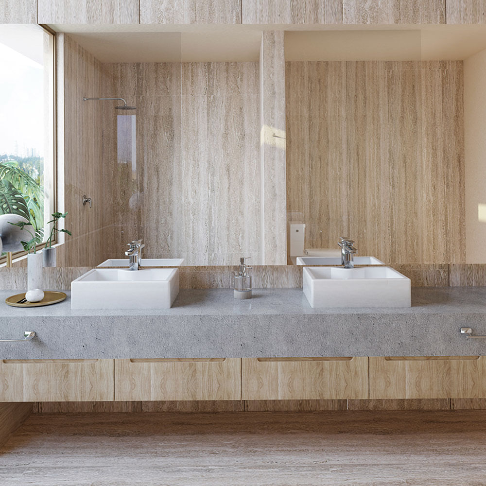 Ovalin Rectangular Urrea Kuun 48cm Blanco - Promart