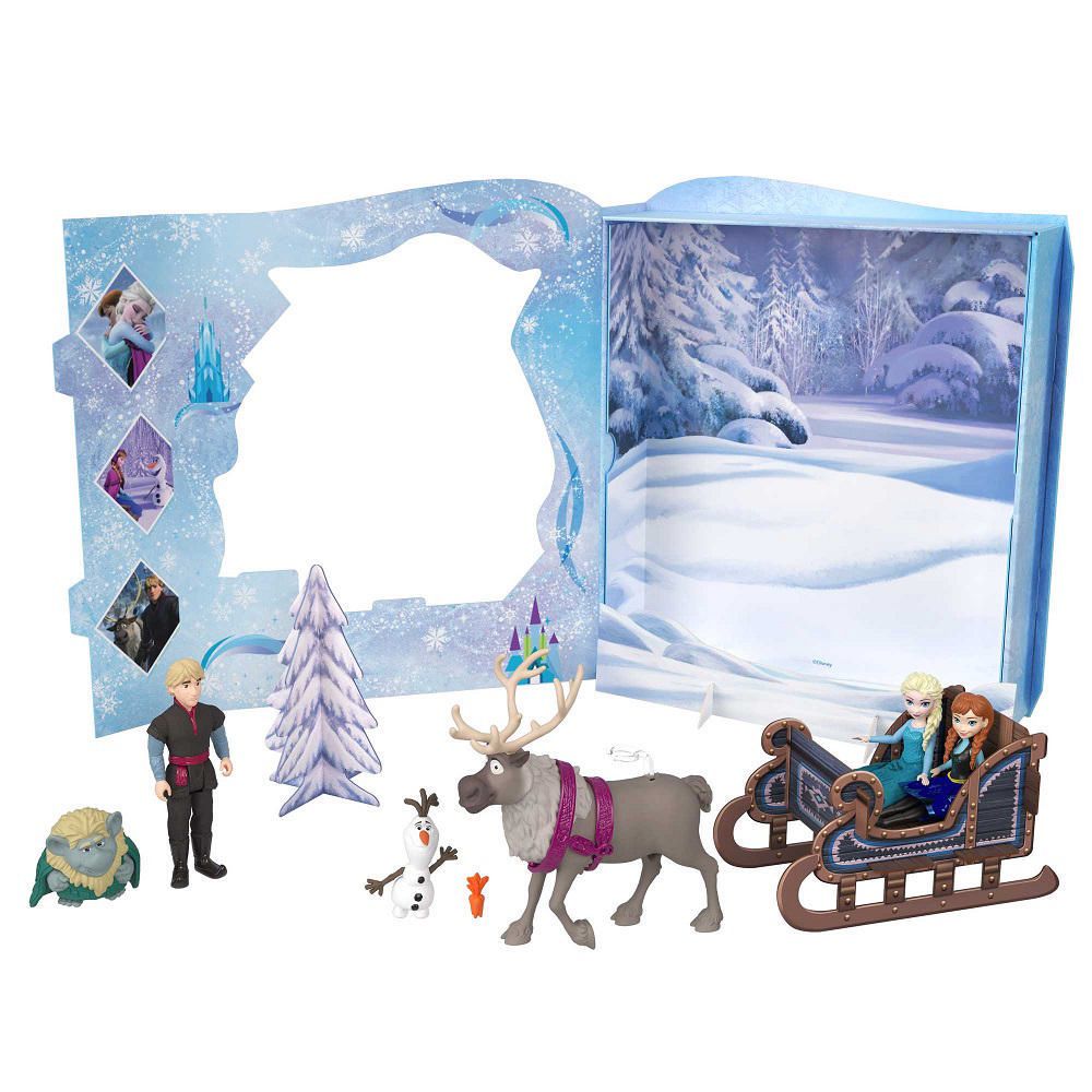 Set De Libro De Cuentos De Frozen Disney Con 6 Figuras - Promart