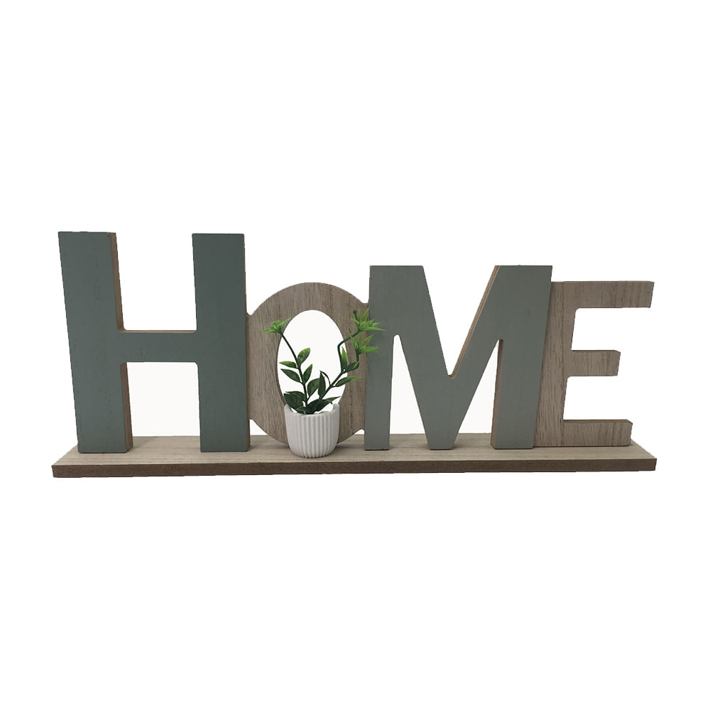 Letrero decorativo Home 38cm Boho Nature - Promart
