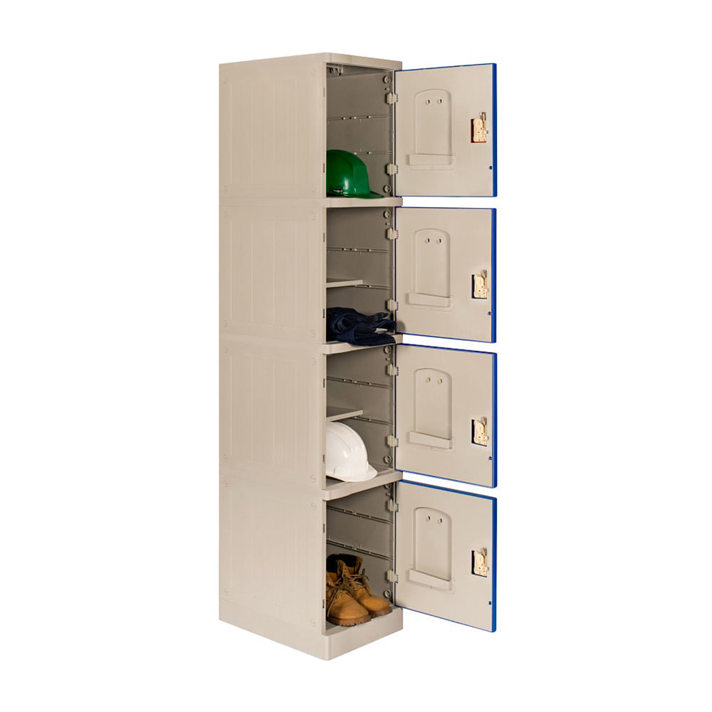 Locker Abs Lp104 Clave 4 digitos Azul - Promart