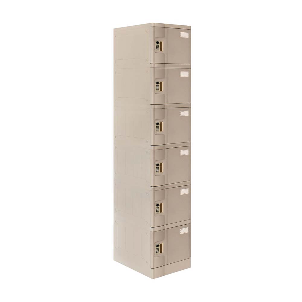 Locker Abs Lp106 Clave 4 dígitos Gris - Promart