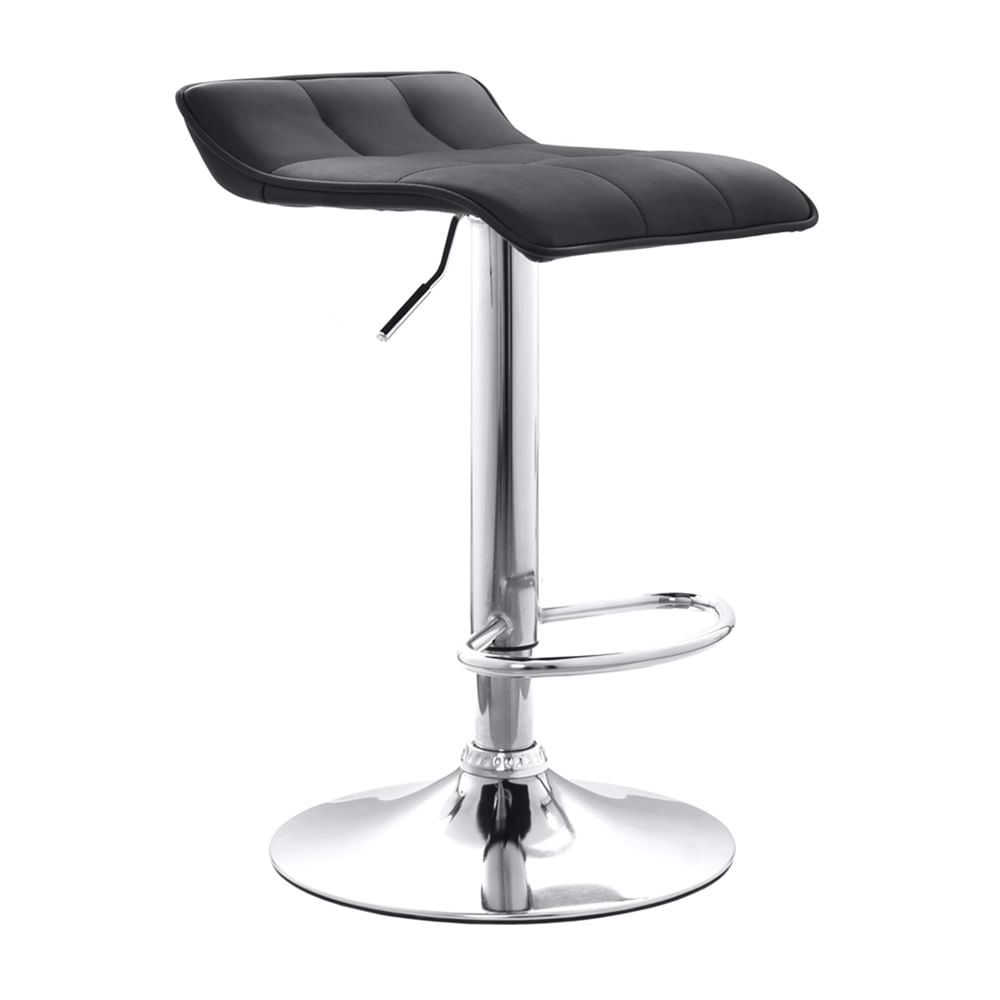 Banco de bar Brand Ii Pu Negro - Promart