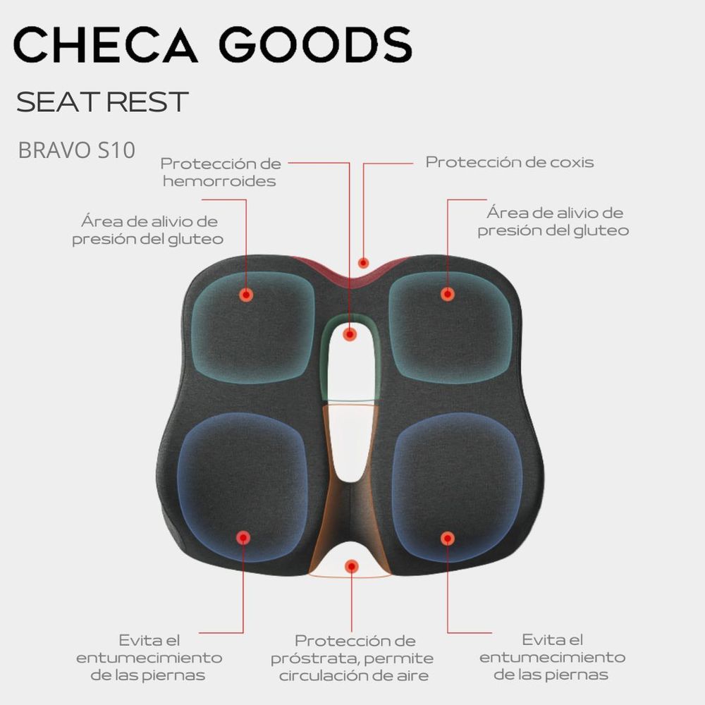 Cojín Dona Dolor Hemorroides Prostata Original Checa Goods Bravo S10 ...