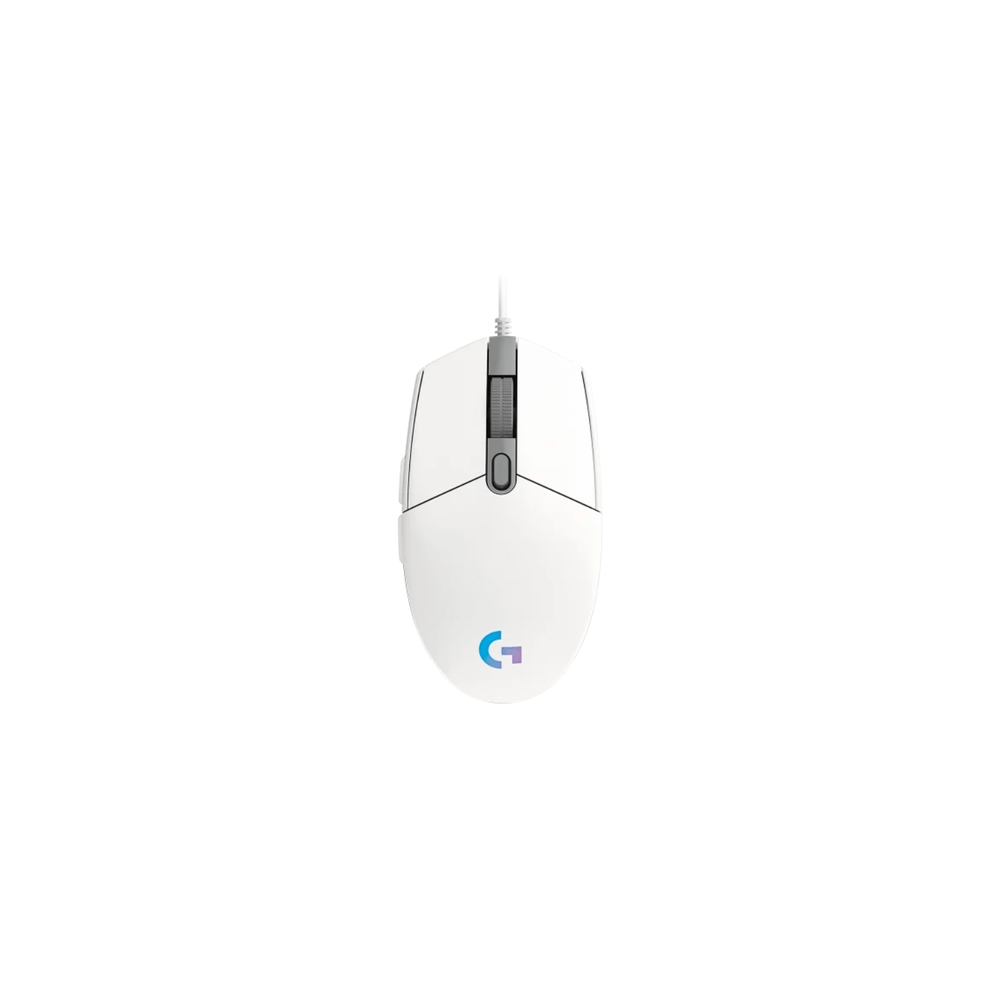 Mouse Logitech G203 Lightsync Optical 8000 Dpi Rgb Blanco Promart
