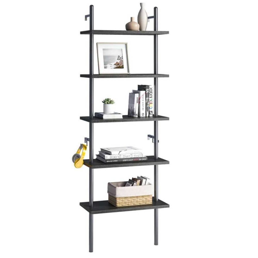 Librero de Pared Industrial Jetsa Ventitas Perú Negro - Promart