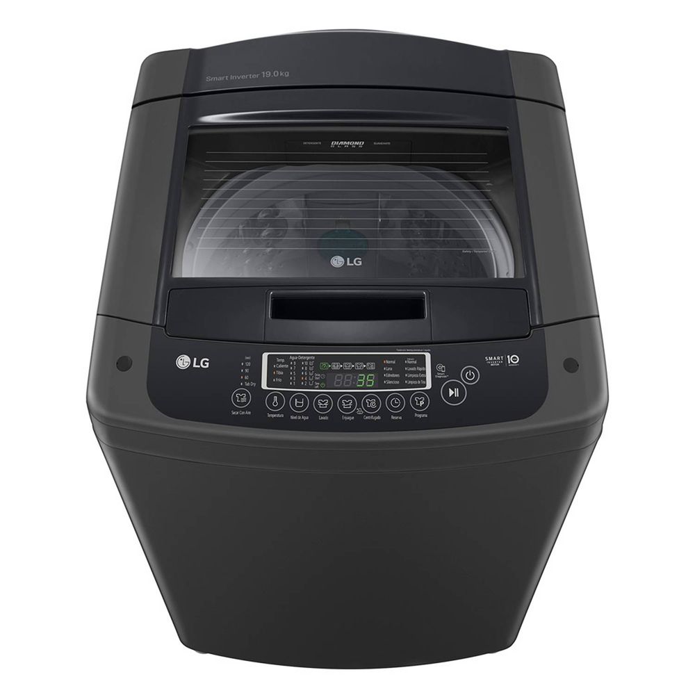 Lavadora LG Carga Superior Smart Inverter 19Kg WT19BPB Negro Claro ...