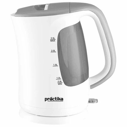 Hervidor Eléctrico 2.5L Practika Napoles Blanco - Promart