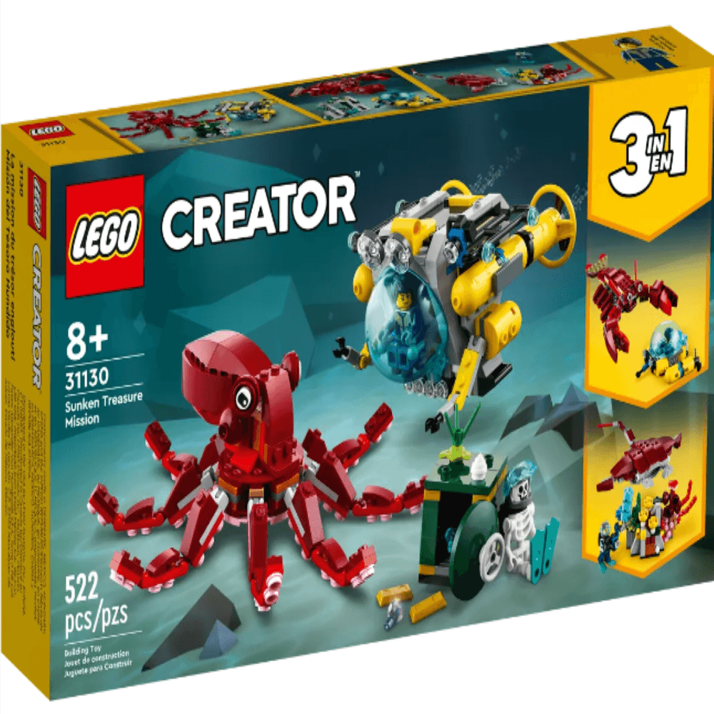 Misión del Tesoro Hundido Lego 31130 - Promart