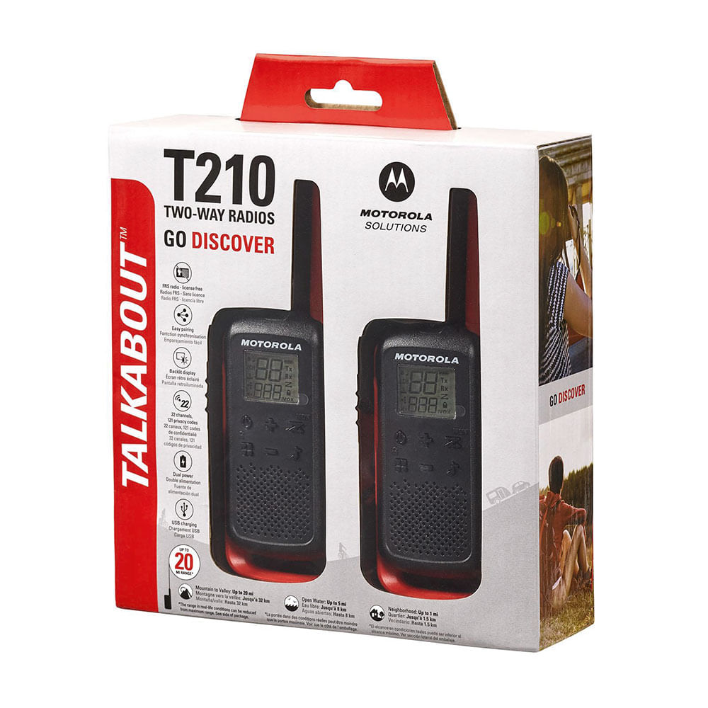 Radio Frs Motorola Talkabout T210pe 14 canales - Promart