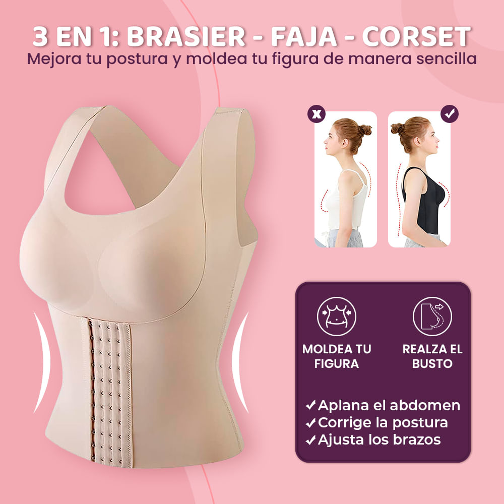 Brasier Faja Corset Corrector de Postura para Mujer - Promart
