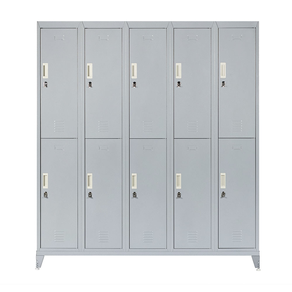 Locker metálico 10 puertas llave escritorio - Promart