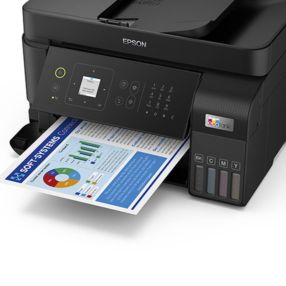 Impresora Multifuncional Epson Eco Tank L5590 4 en 1 ADf, WI-FI Direct-Ethernet - Promart