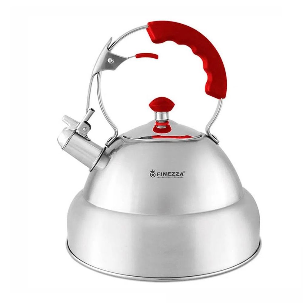 Tetera Finezza 5.0 Lt - Acero Inoxidable -Roja - Promart