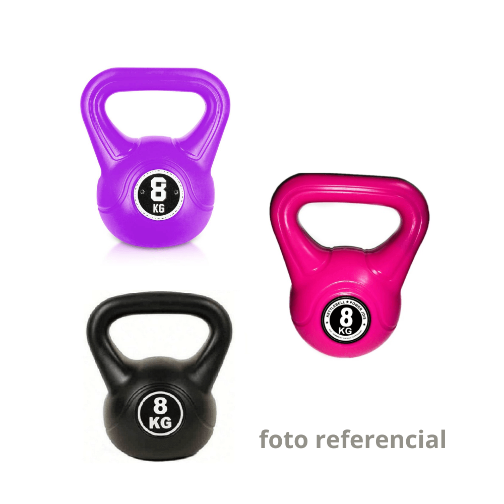 Pesa Rusa Kettebells de PVC 8kg - Morado - Promart