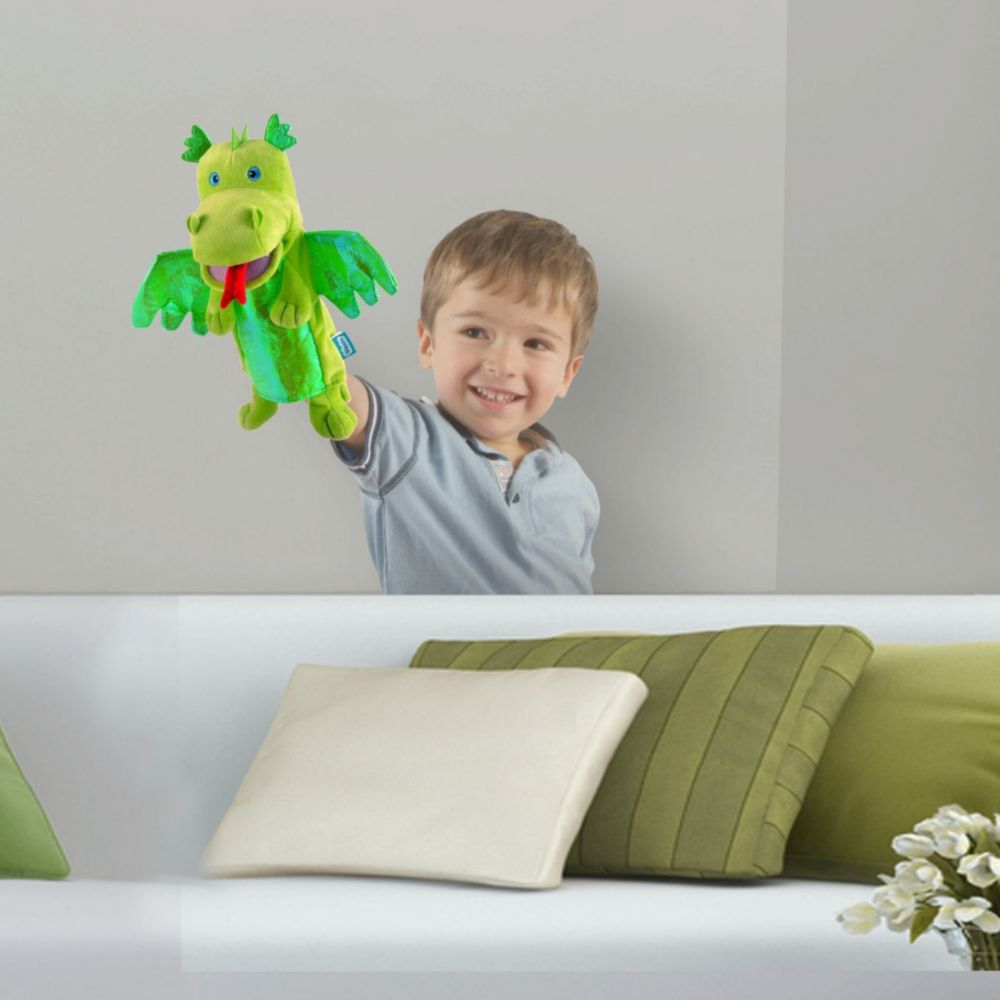 Titere De Mano Fiesta Crafts Dragon Verde - Promart
