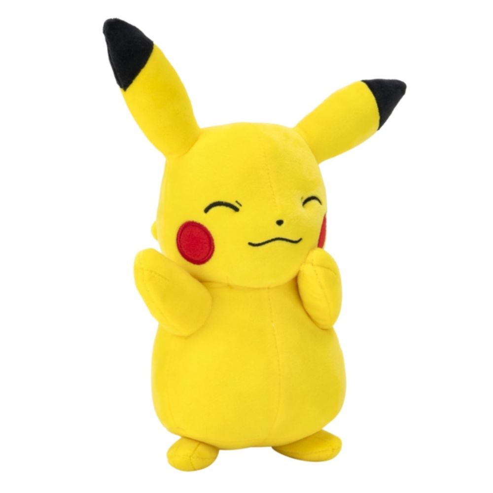 Peluche Pokemon Felpa 20 Cm Pikachu Feliz - Promart