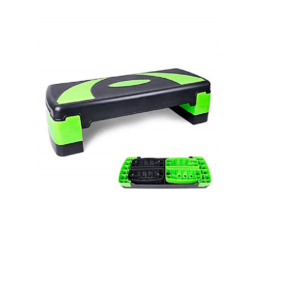 Step Grande Importado Aerobic Step Regulable 3 Niveles VERDE - Promart