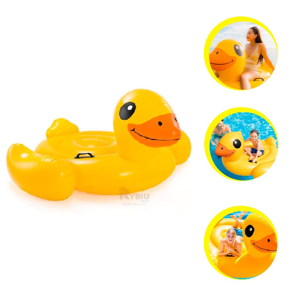 Flotador Inflable en Forma de Pato Amarillo - Promart