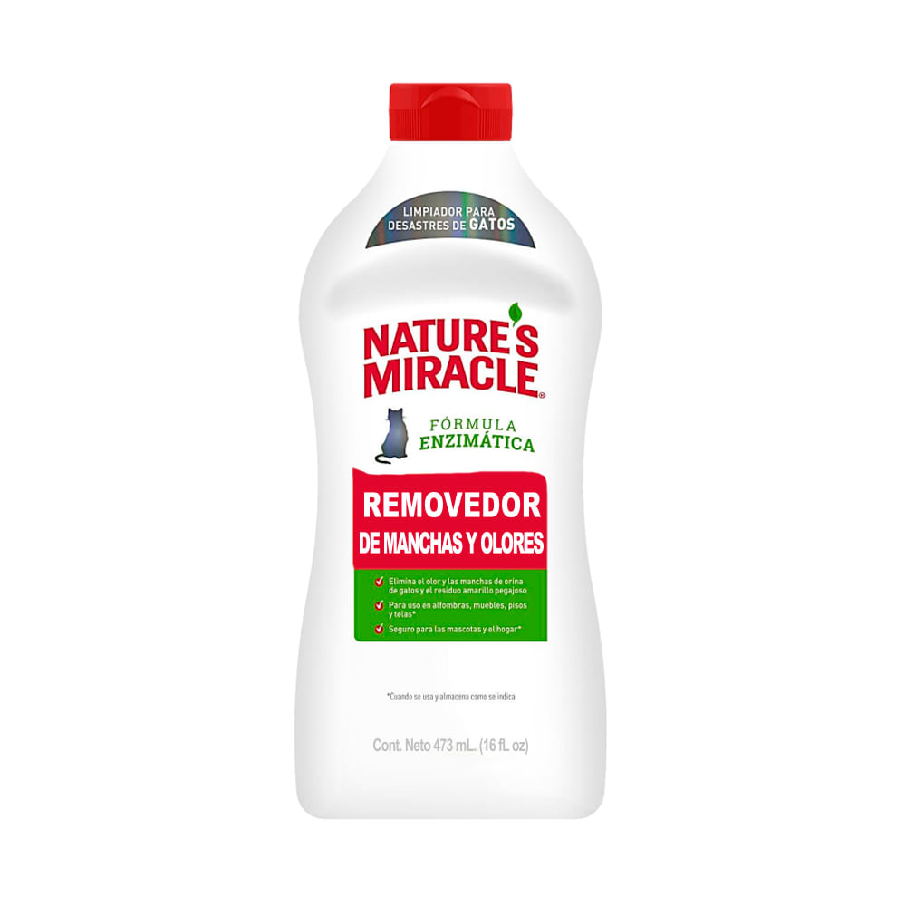 Removedor de Manchas y Olores Nature Miracle 473 ml - Promart