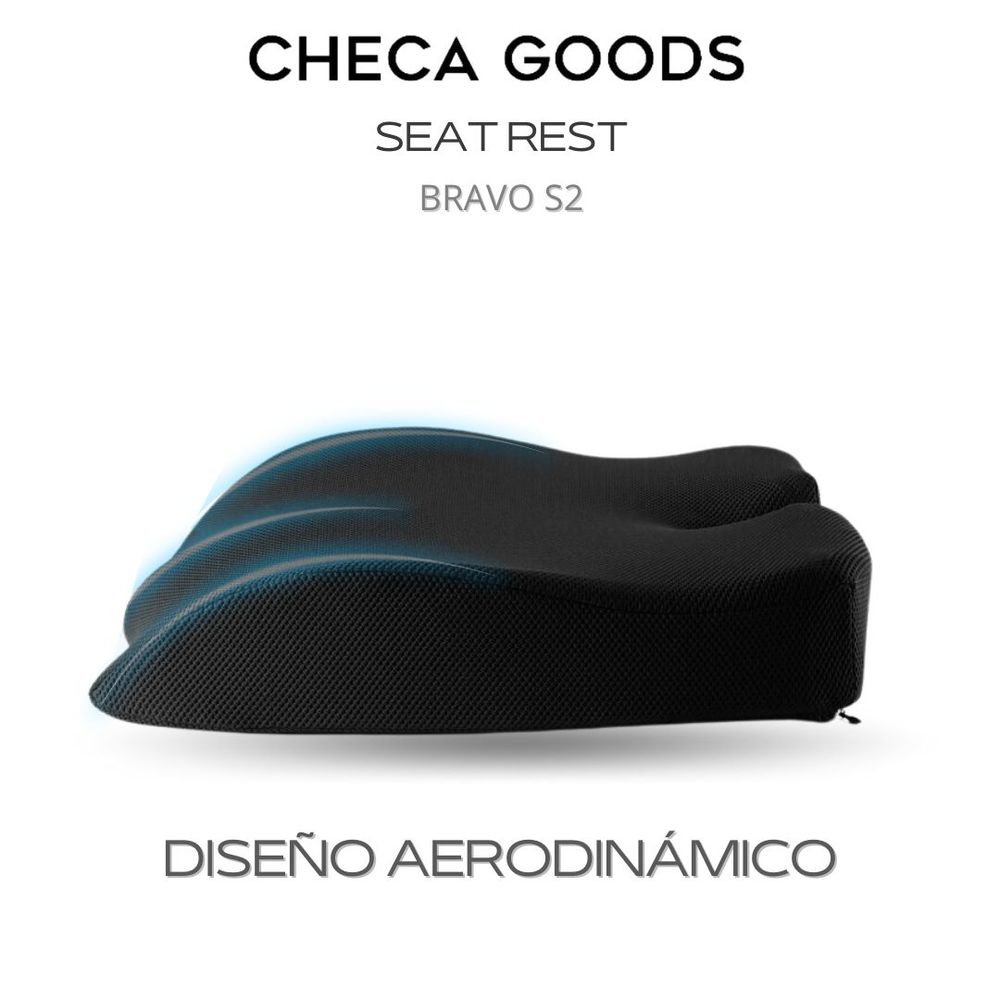 Cojin Anatómico Dolor Coxis Hemorroides Original Checa Goods S2 Negro ...