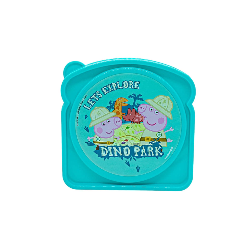 Set Peppa Pig Explorer Lonchera + Botella + Taper + cubiertos - Promart