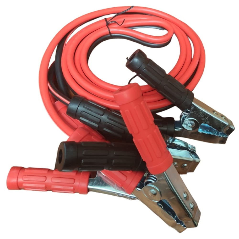 Cable para Batería de Auto 600Amp Pinzas Cocodrilo Cobre 2.5 Metros ...