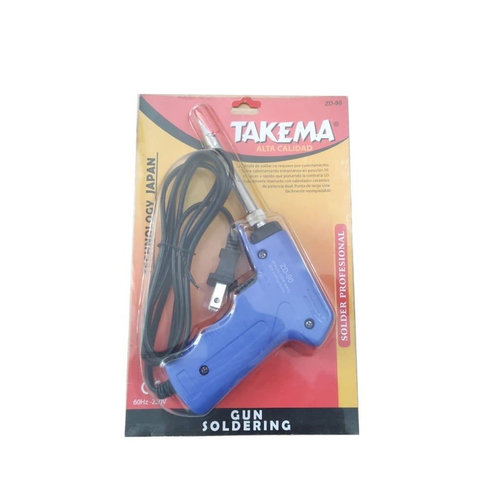 Cautin Tipo Pistola Punta de Plata 30W130W TAKEMA ZD-90 Soldar 60Hz ...