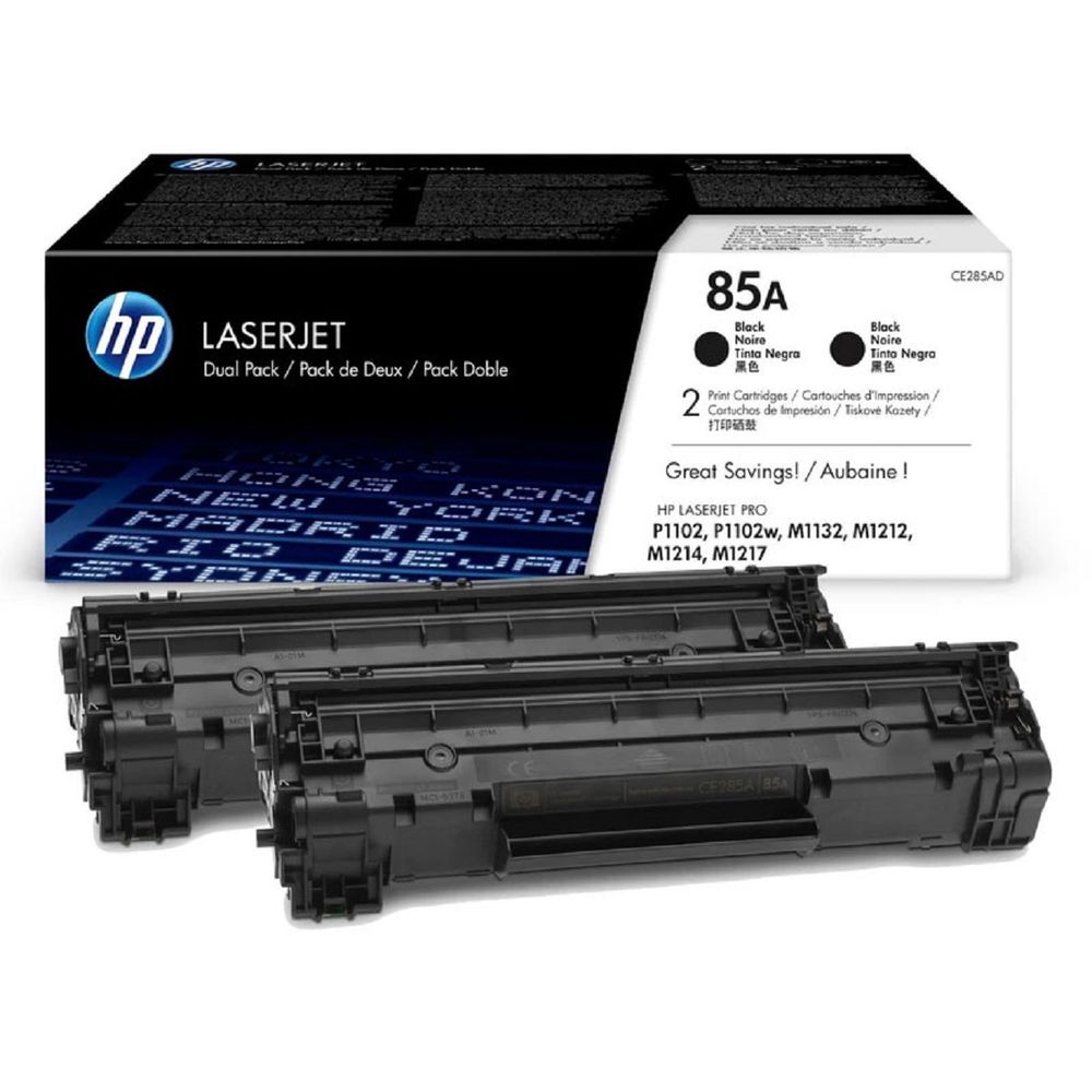 Toner Original HP 85A - X2 UND Dual Pack - CE285AD | Promart.pe - Promart