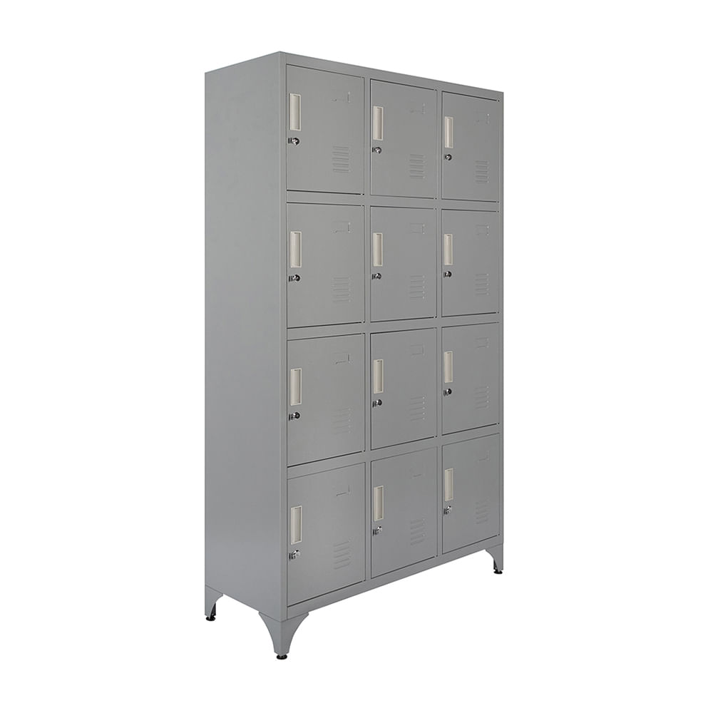 Locker metálico Mk3-04-12 puerta portacandado - Promart