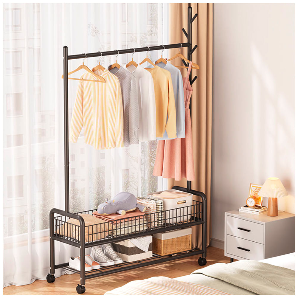 Perchero de Ropa con Ruedas NG Y Organizador de Carteras W76 CL - Promart