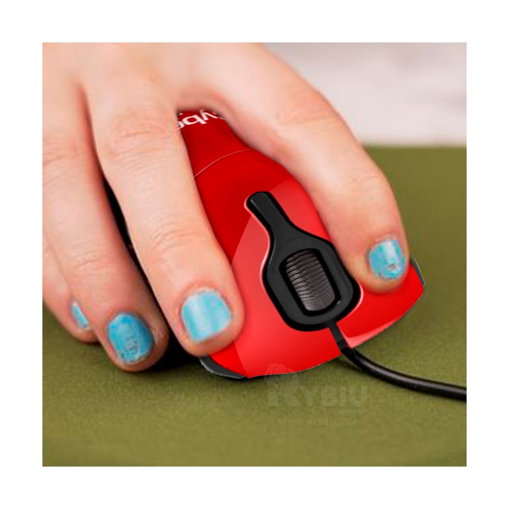 Mouse con Entrada de USB Rojo | Promart.pe - Promart