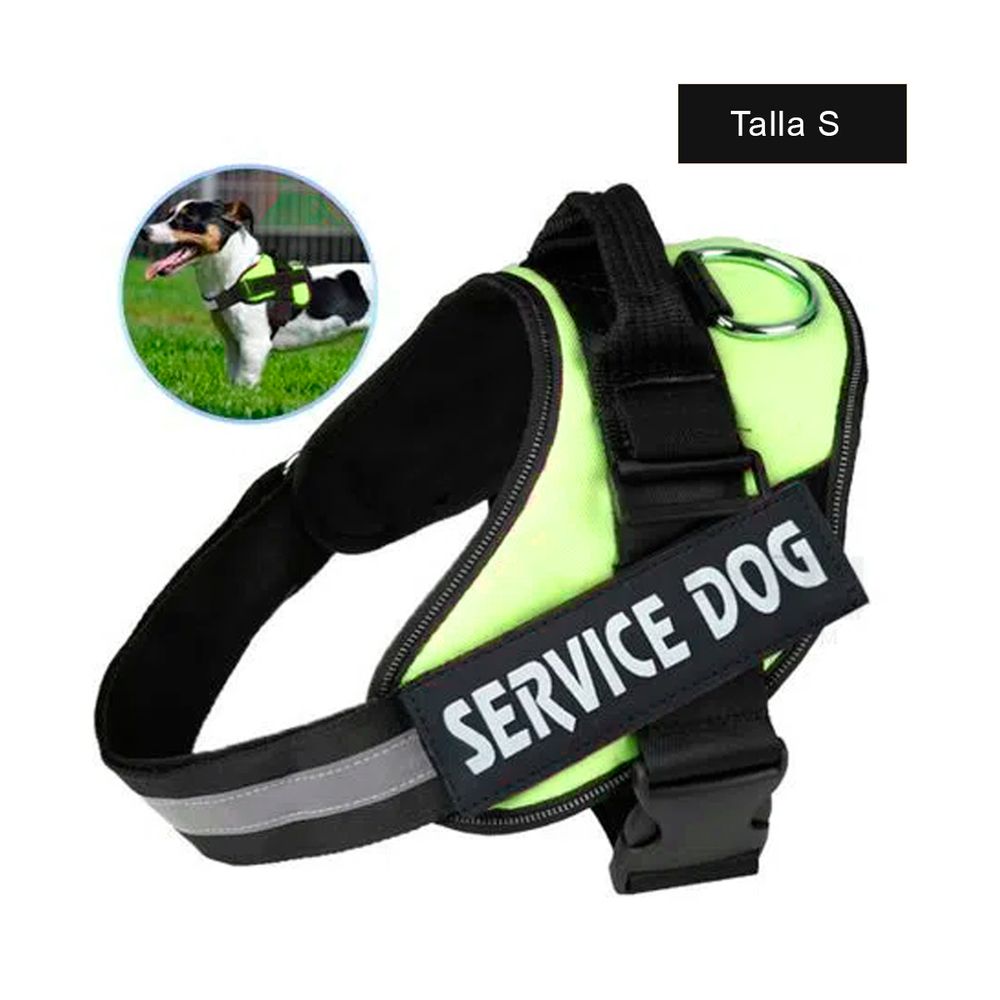 Ajustable Pechera para Mascotas Color Verde S - Promart