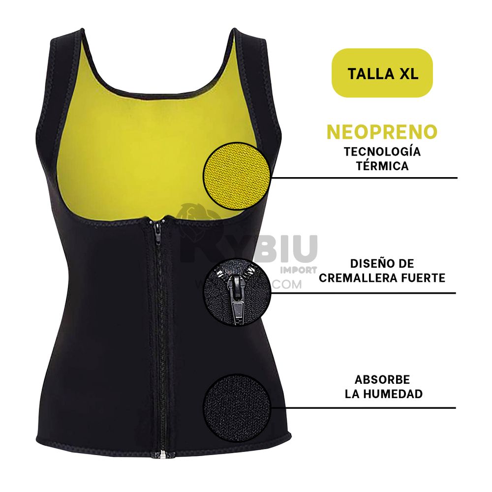Chaleco a Base de Neopreno con Cierre Mujer Talla XL - Promart