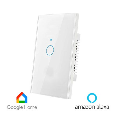 Interruptor WiFi – Inteligente de 1 Switch, Alexa y Google Home color ...