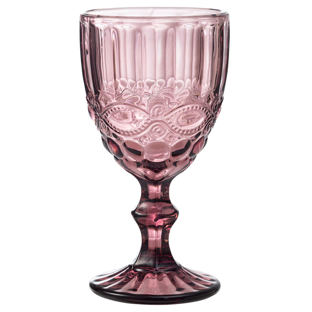 Copa DECO HOME Vidrio Morado - Promart