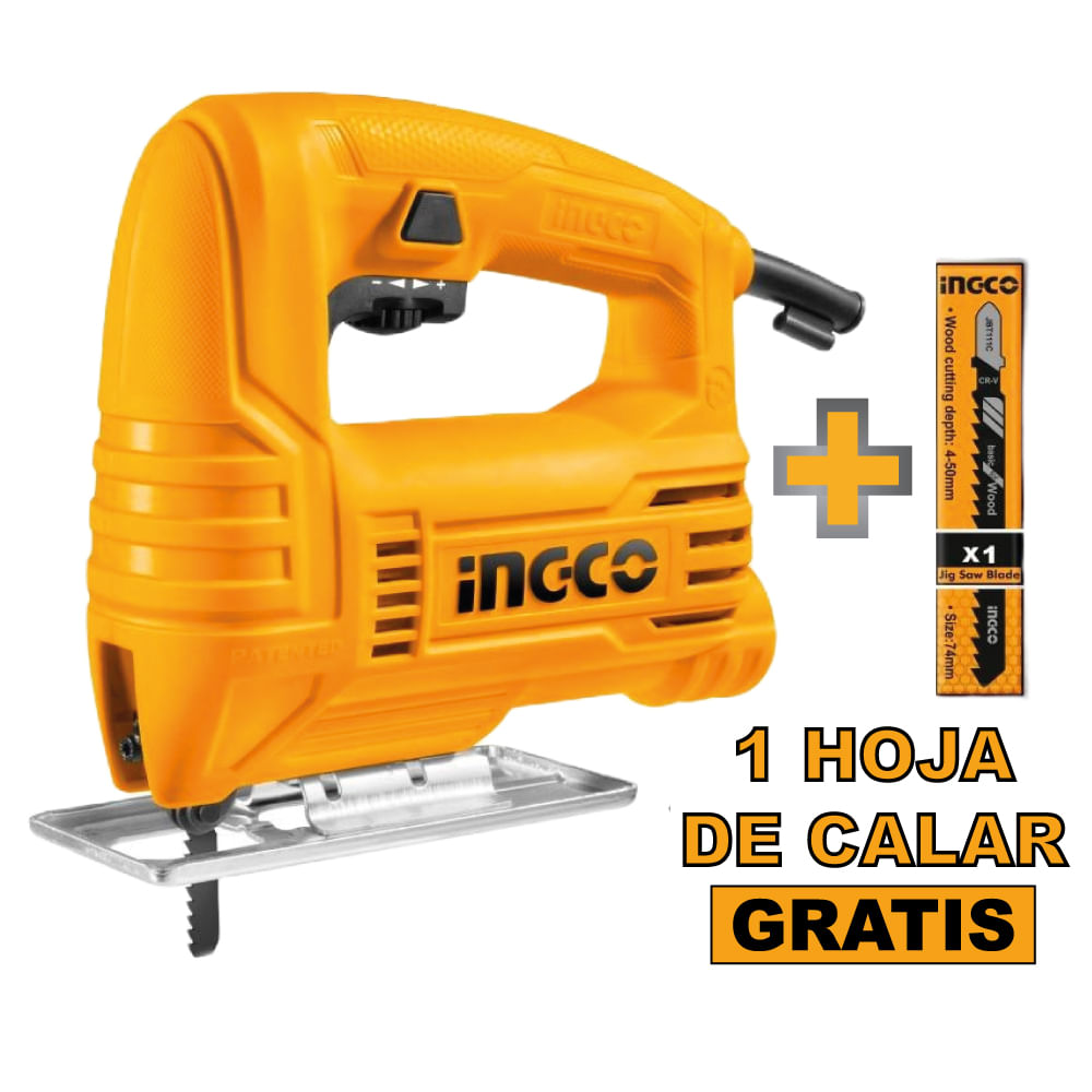 Combo Lijadora Orbital Ingco 320W + 5 Lijas FS3208 + Sierra Caladora 400W + 1 Hoja de Calar ...