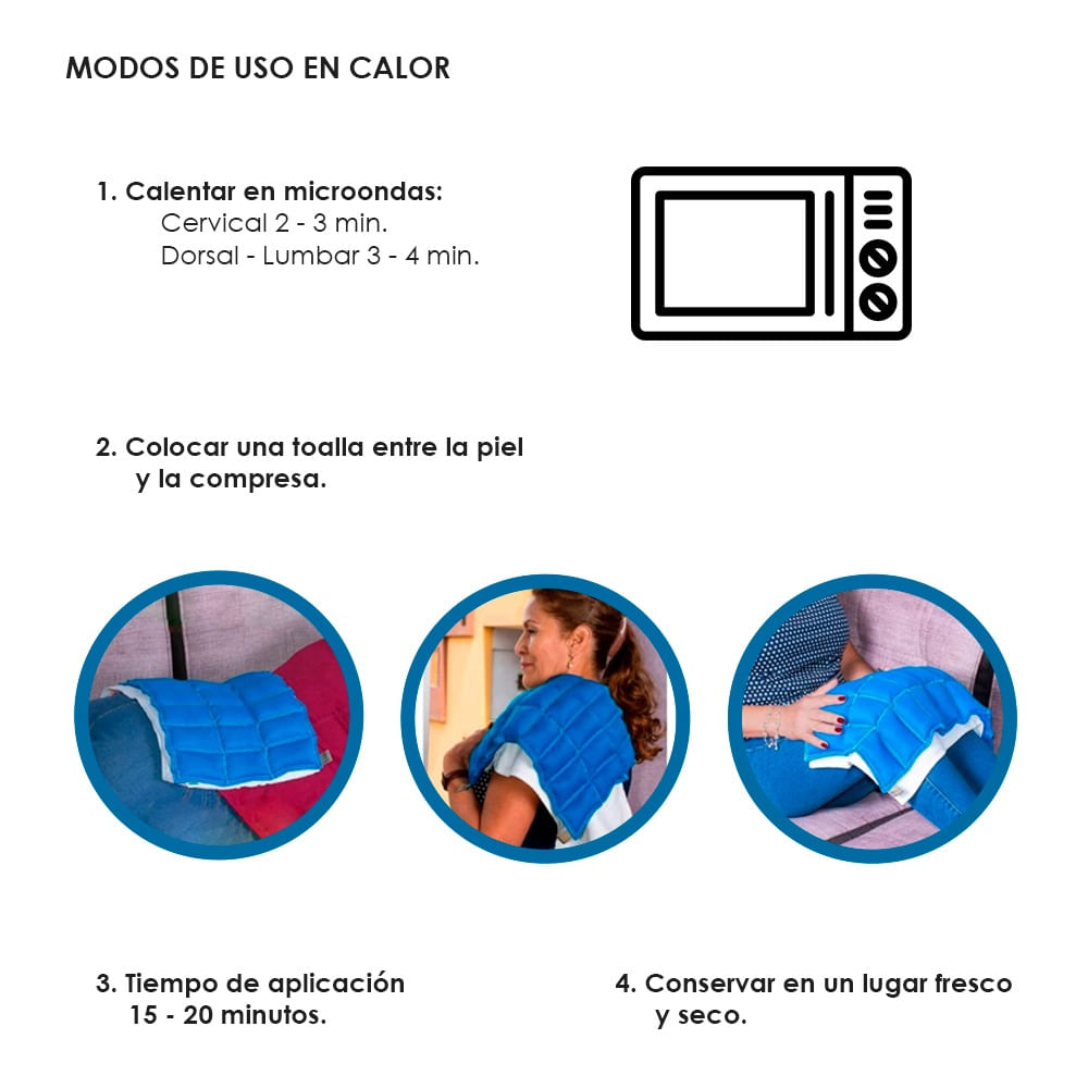 Kit Compresas de Semillas Fisioterapia y Un Antifaz Relax de Regalo ...