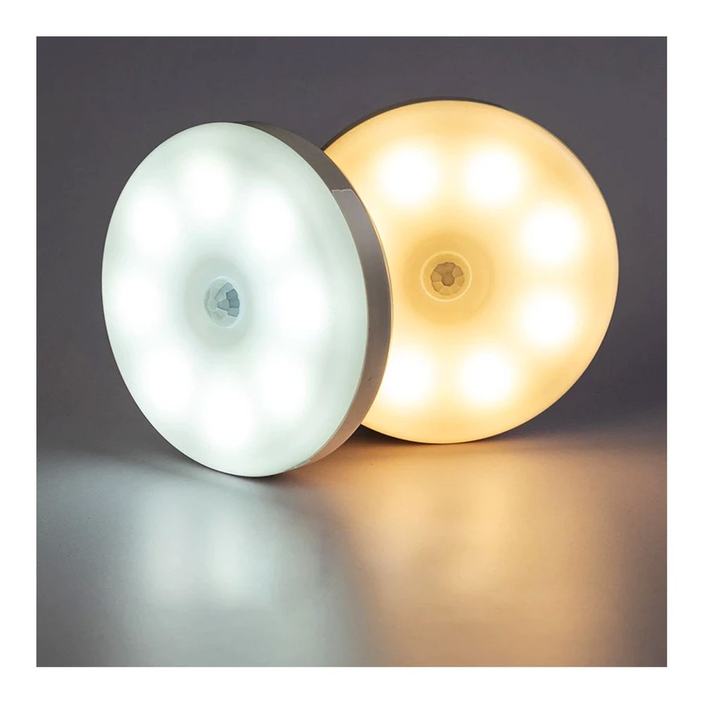 Foco Luz Recargable Led Sensor Movimiento Imantado Portátil - Promart