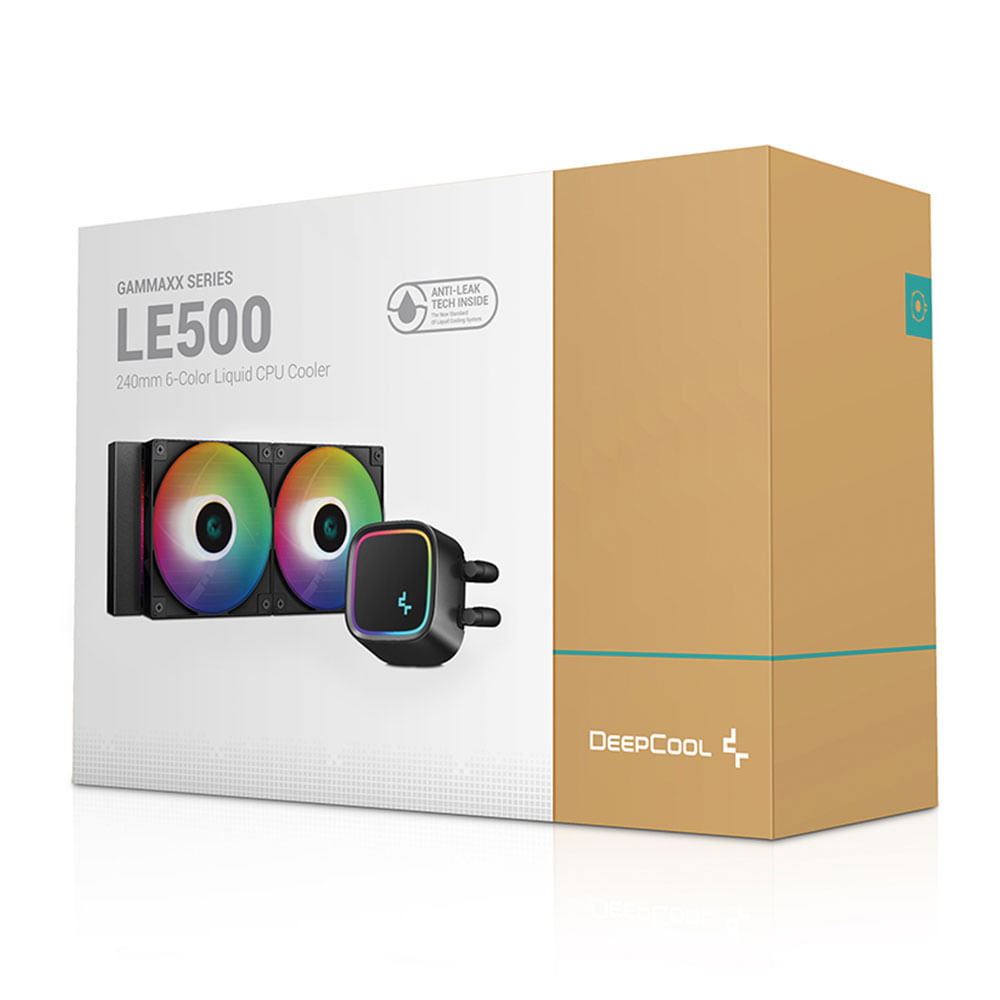 Enfriamiento Líquido Deepcool LE500 Rainbow AM5 LGA 1700 RGB - Promart