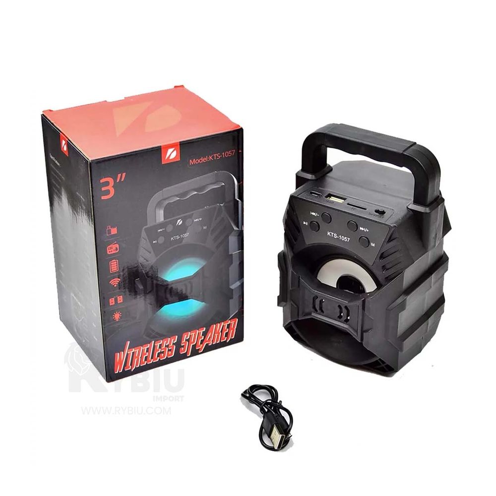 Altavoz Bluetooth Inalambrico KTS 1057 Negro - Promart
