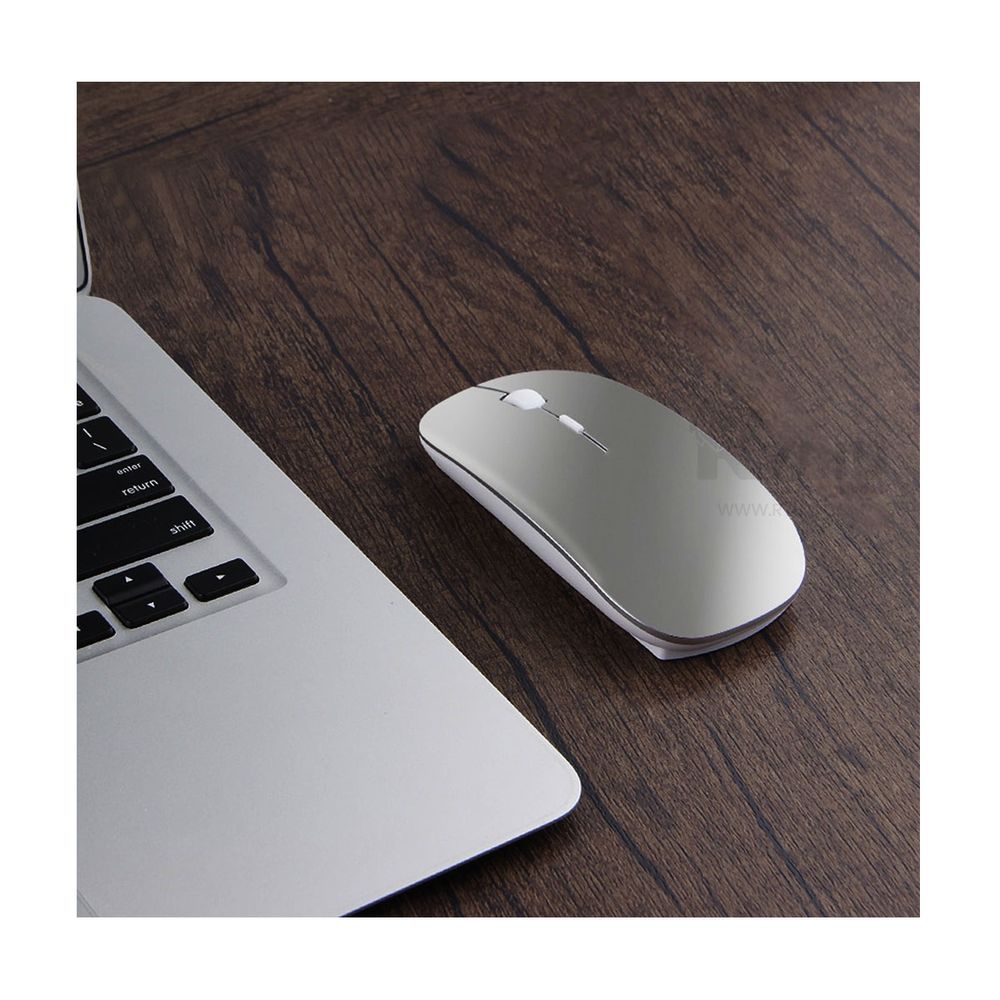 Mouse Inalambrico Dual de Color Gris para Laptop - Promart
