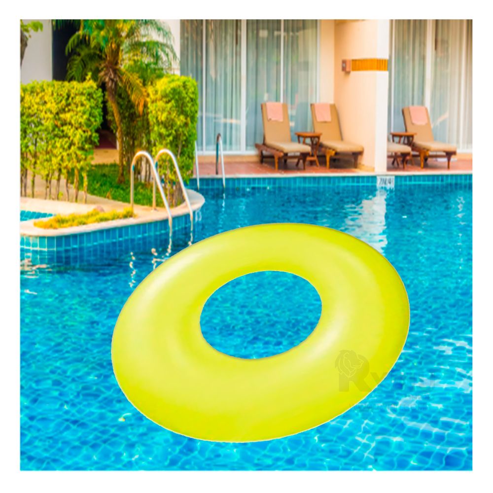 Flotador Circular Amarillo de Intex Neon - Promart