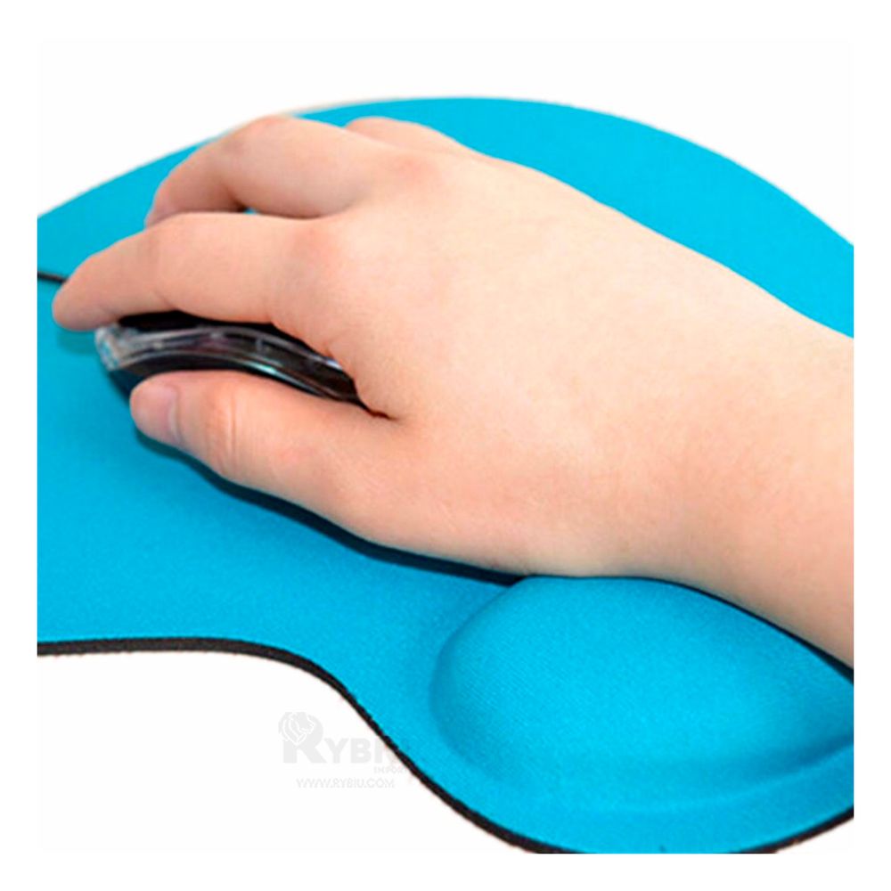 Mouse Pad para Apoyar con su Almohadilla de Color Celeste - Promart