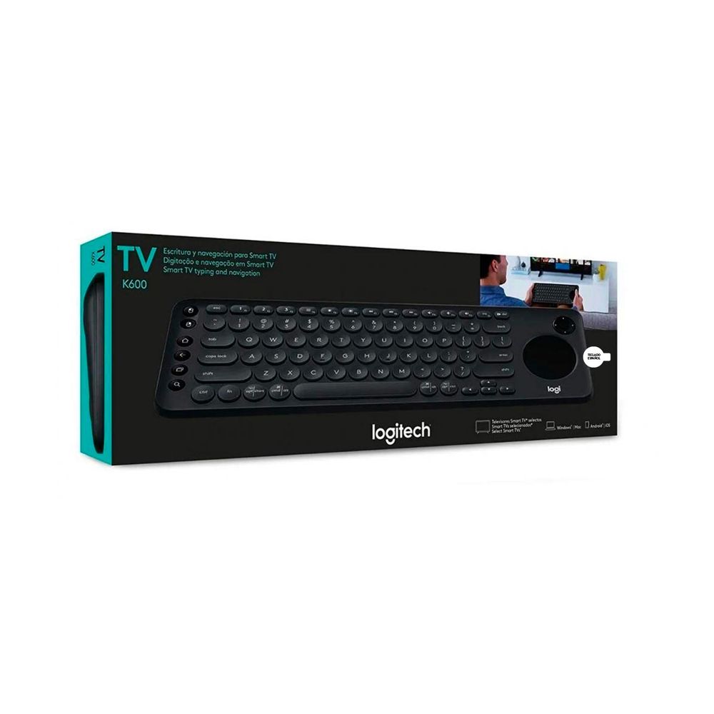Teclado Logitech K600 Tv Wireless Black - Promart